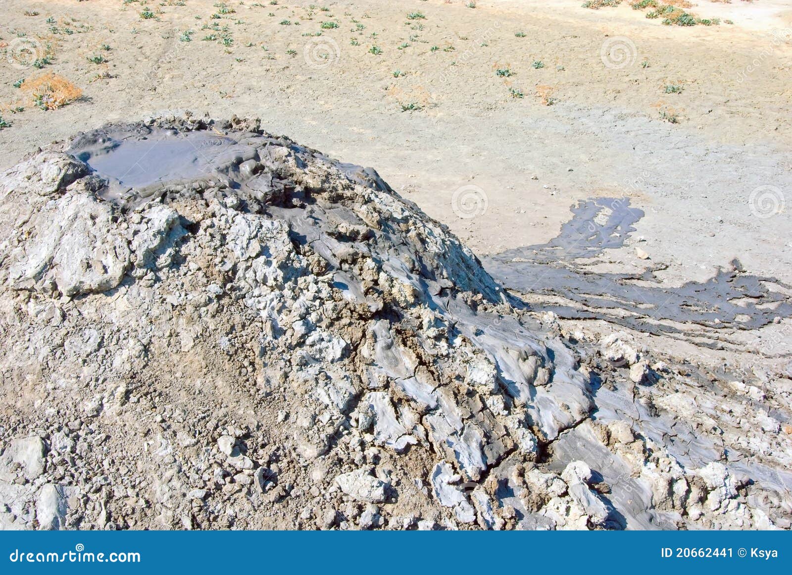 Mud pot stock image. Image of crimean, crack, outdoor - 20662441