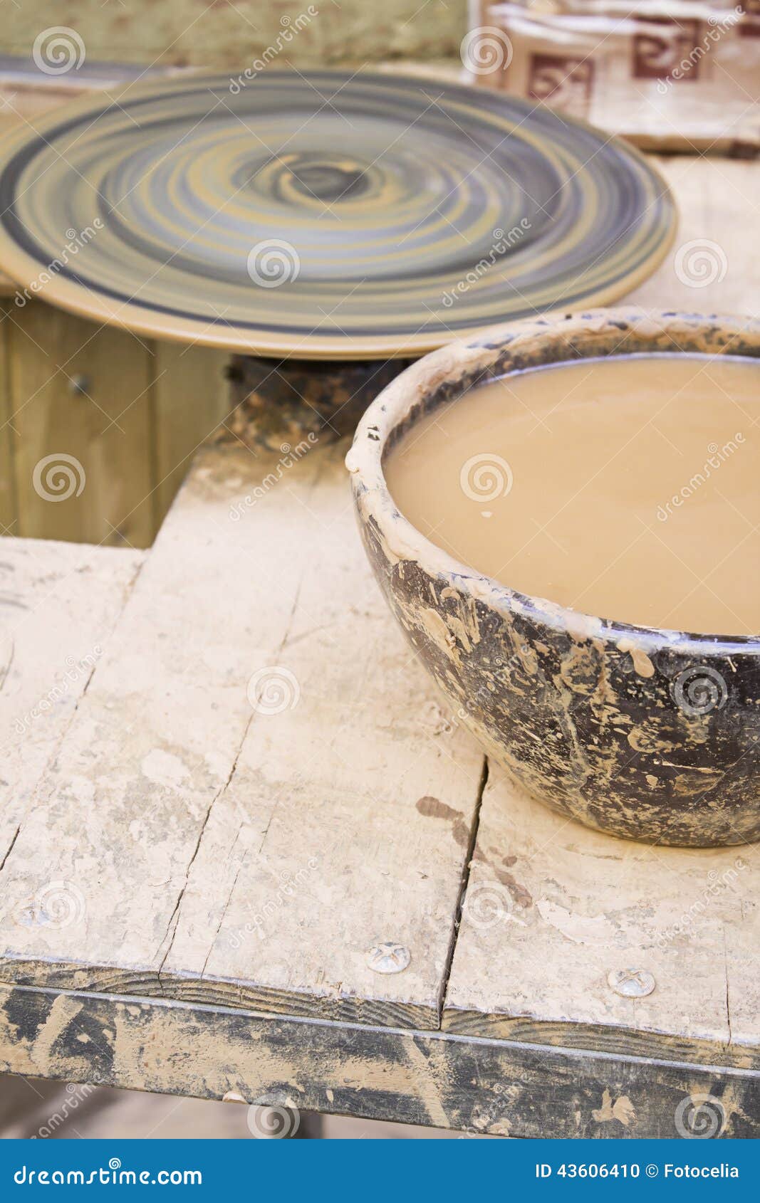 Mud pottery stock photo. Image of handcraft, light, handmade - 43606410