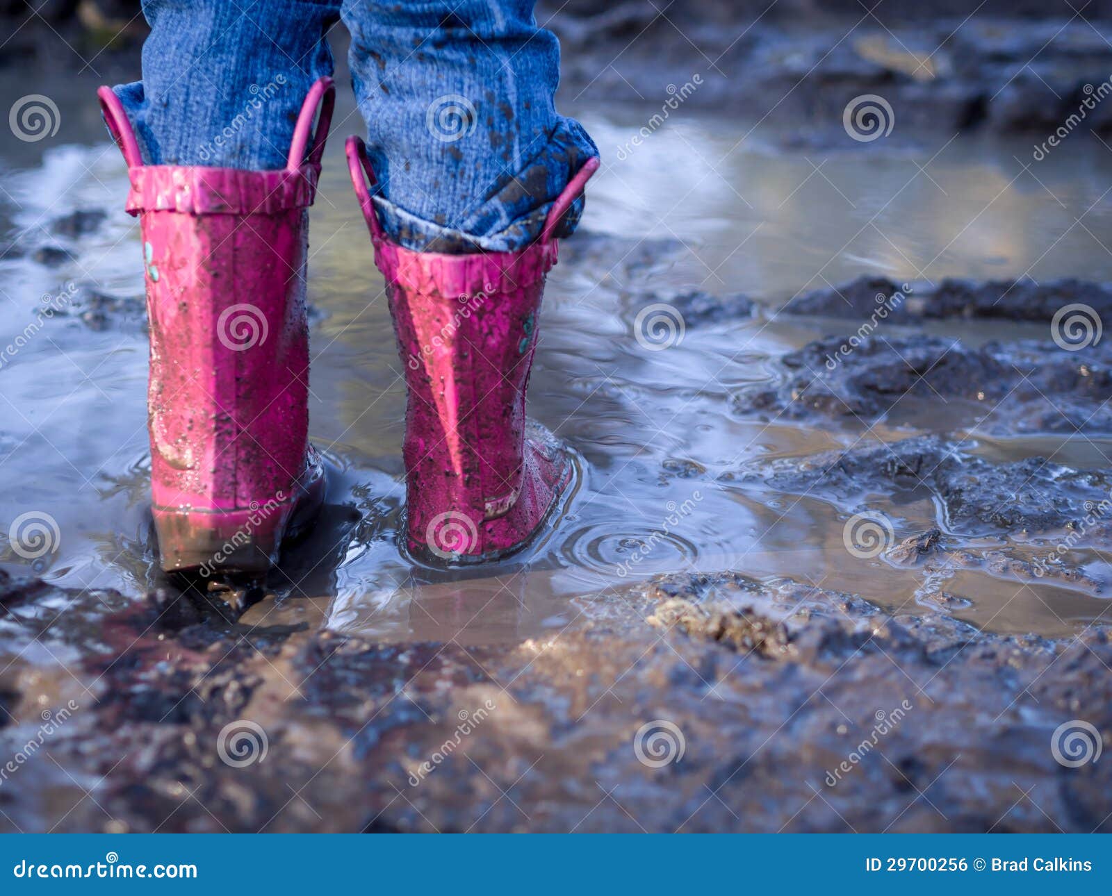 Mud puddle fun stock photo. Image of walking, splash - 29700256