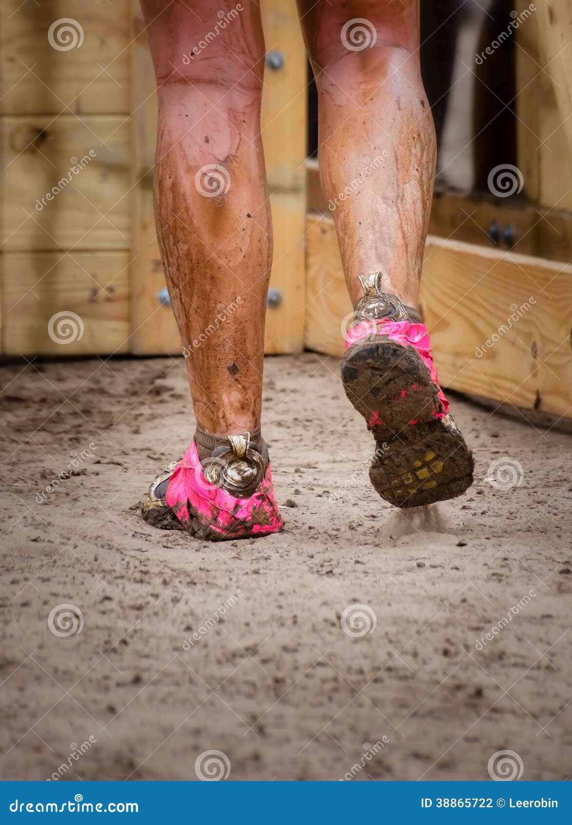 Muddy Feet Of A Young Woman Royalty-Free Stock Photography ...