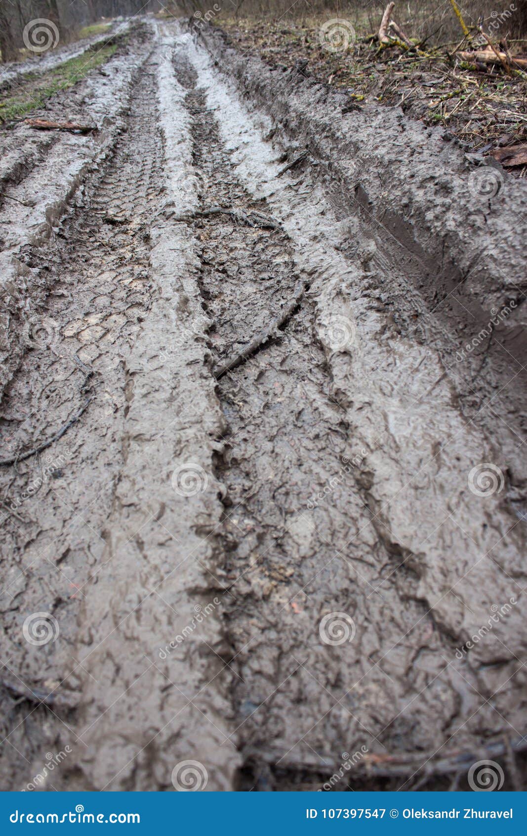 Mud on the road stock image. Image of outdoor, nature - 107397547