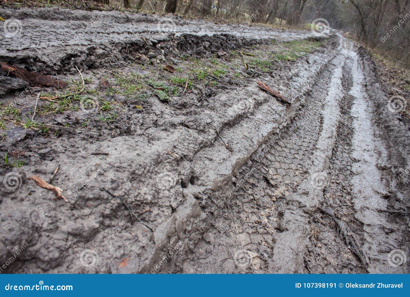 Mud on the road stock image. Image of travel, trail - 107398191