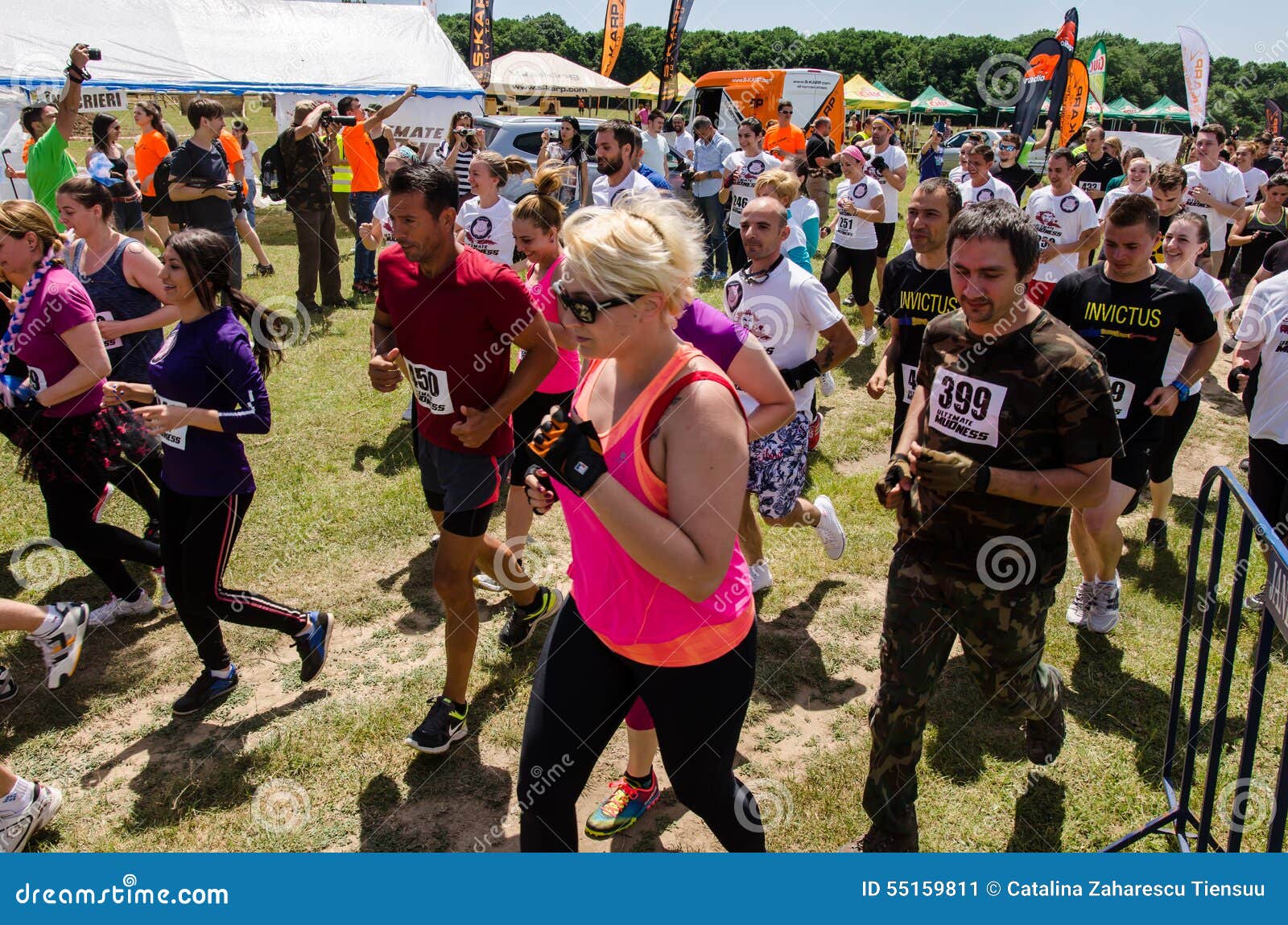 Mud Run at Ultimate Mudness, Athletic Competition in Bucharest ...
