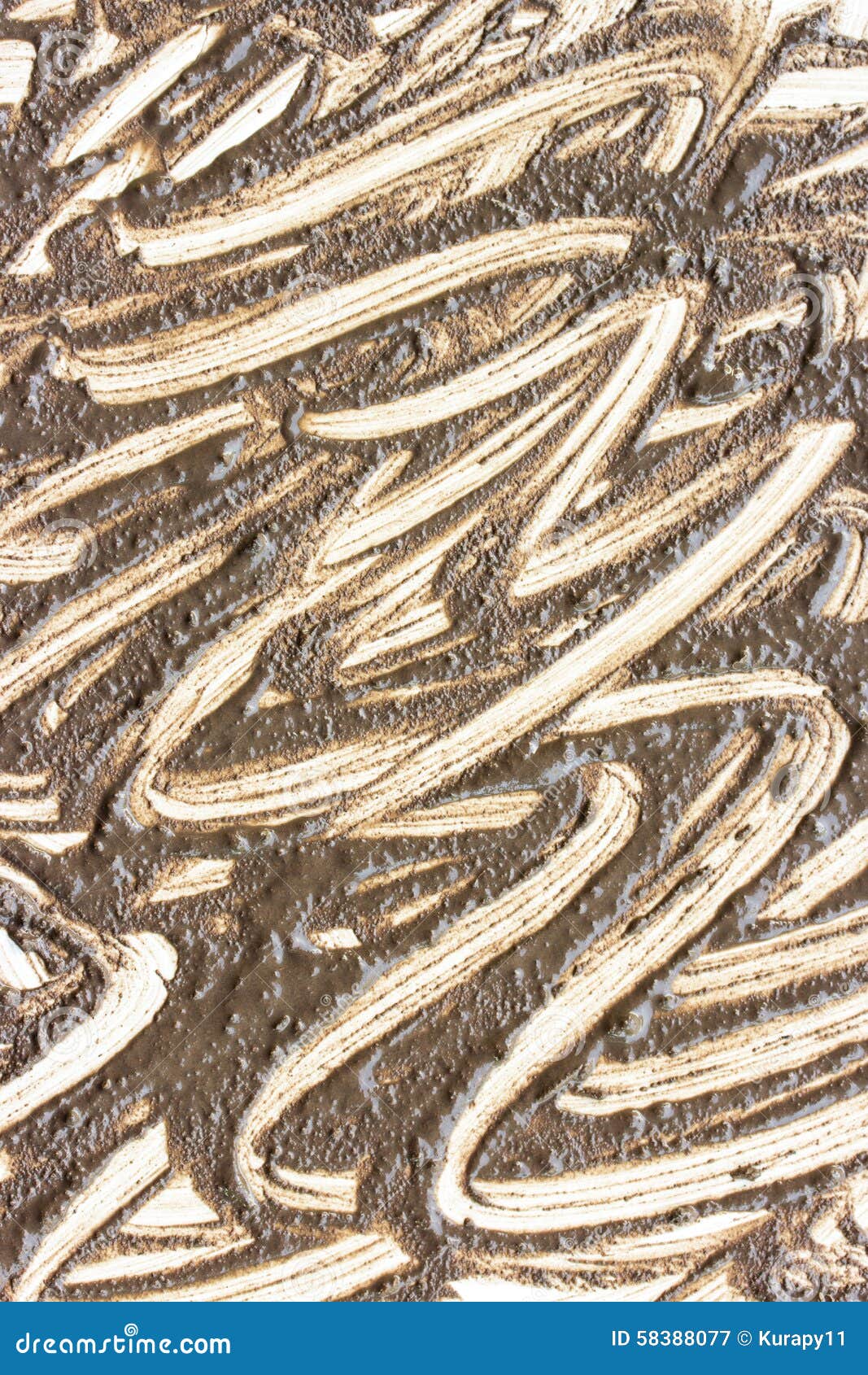 Mud-shaped Frame on White Background. Stock Image - Image of shaped ...