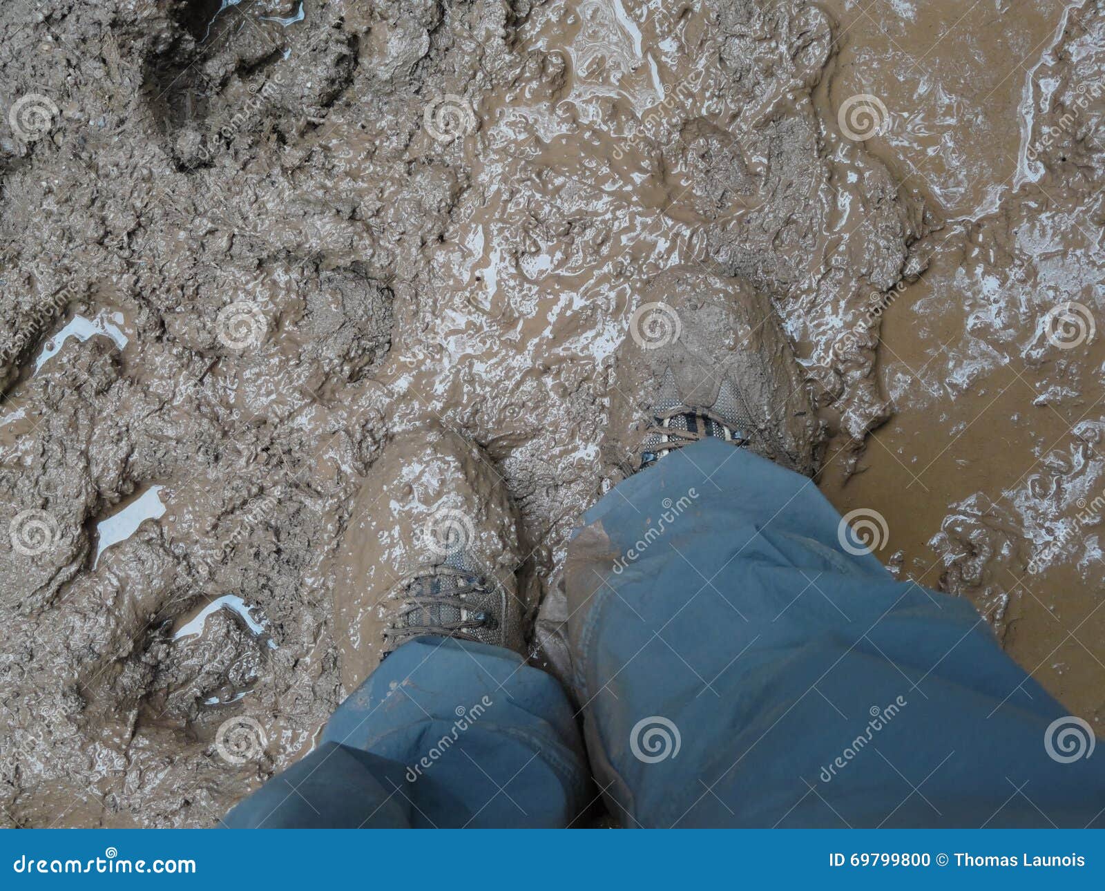 Mud slide stock photo. Image of dirty, problem, flood - 69799800
