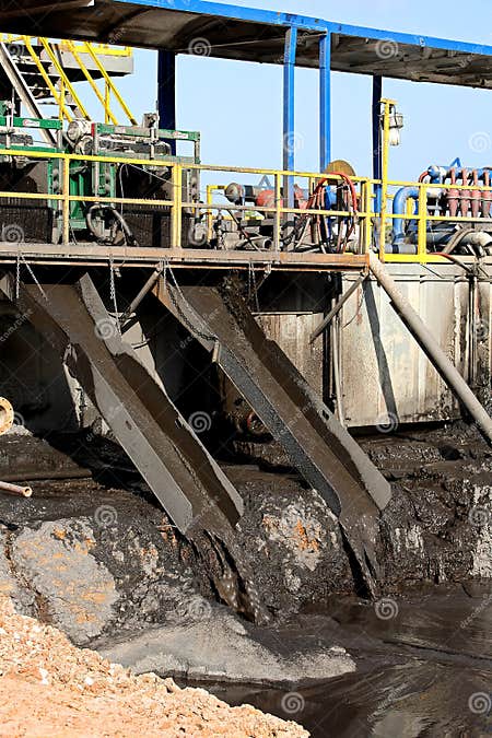Mud slides stock photo. Image of drilling, rails, shaker - 5900084