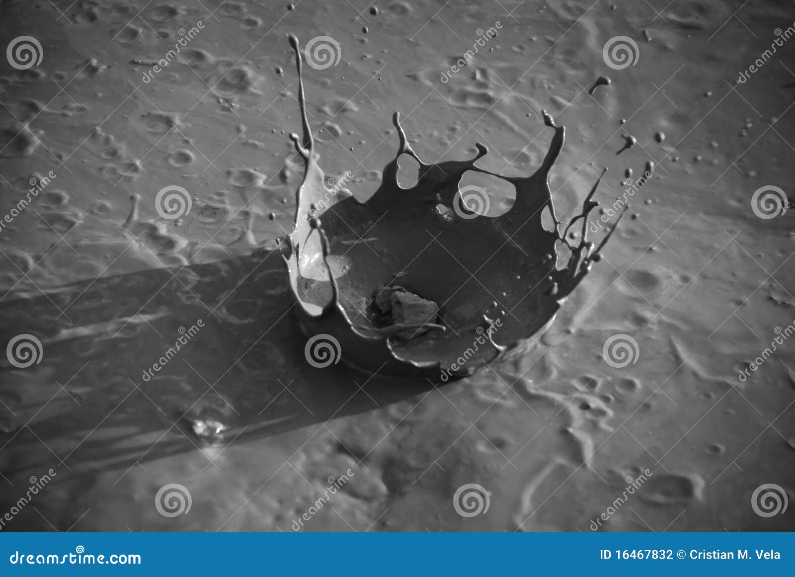 Mud splash stock photo. Image of white, drop, liquid - 16467832