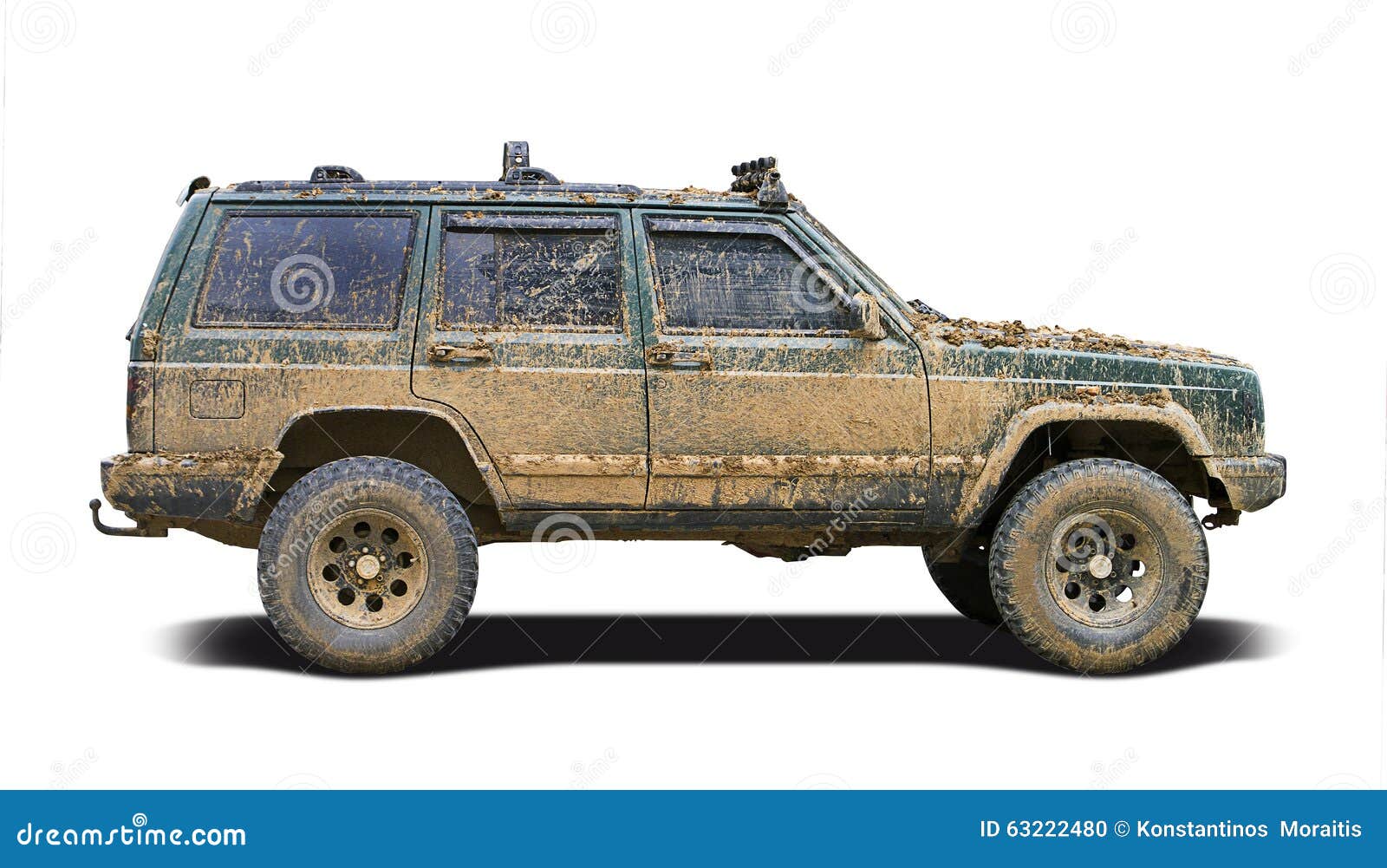 Mud splattered SUV stock photo. Image of sports, american - 63222480