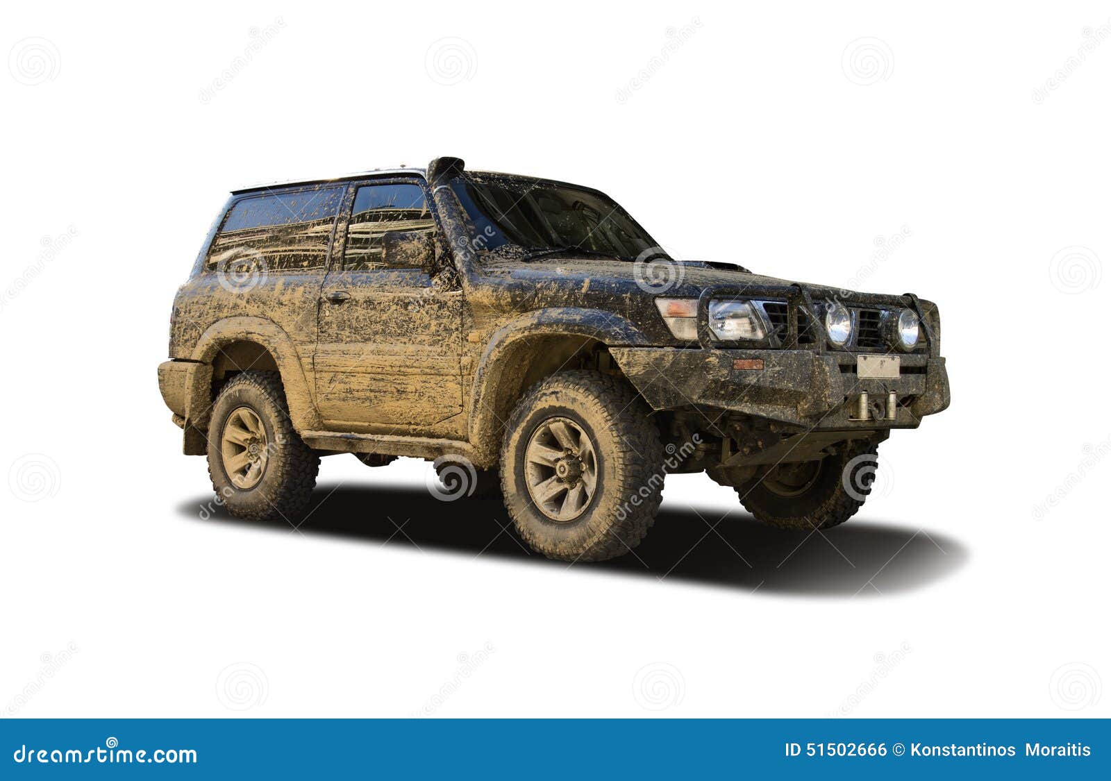 Mud-splattered SUV stock photo. Image of isolated, transportation ...