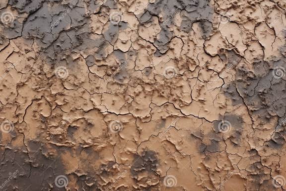 Mud Splatters on a Concrete Surface Stock Image - Image of concrete ...