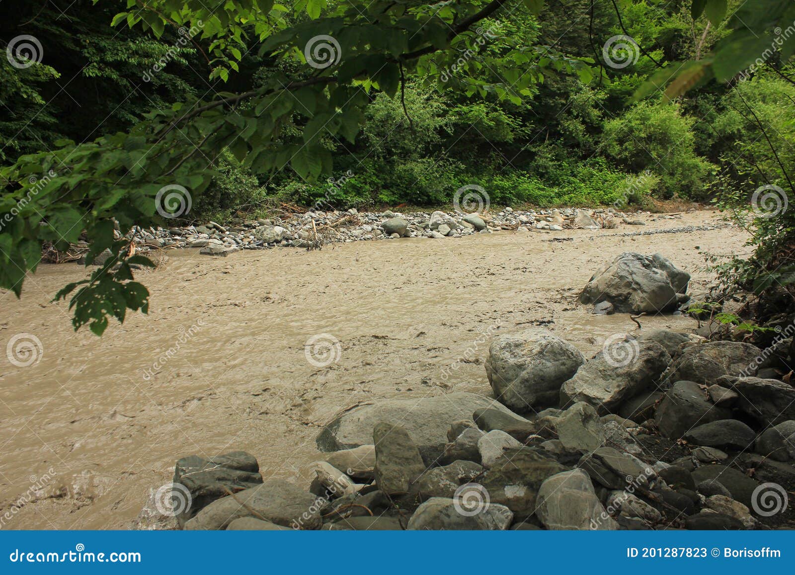 Mud Stream in the Mountains Stock Image - Image of azerbaijan, nature ...