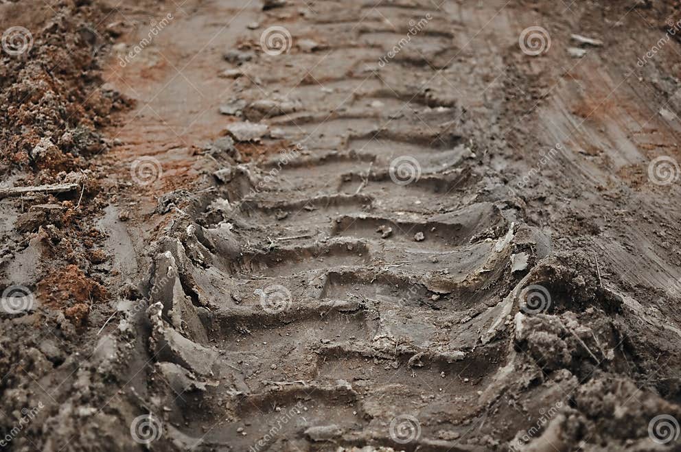 Mud Track Background stock image. Image of environment - 12250325