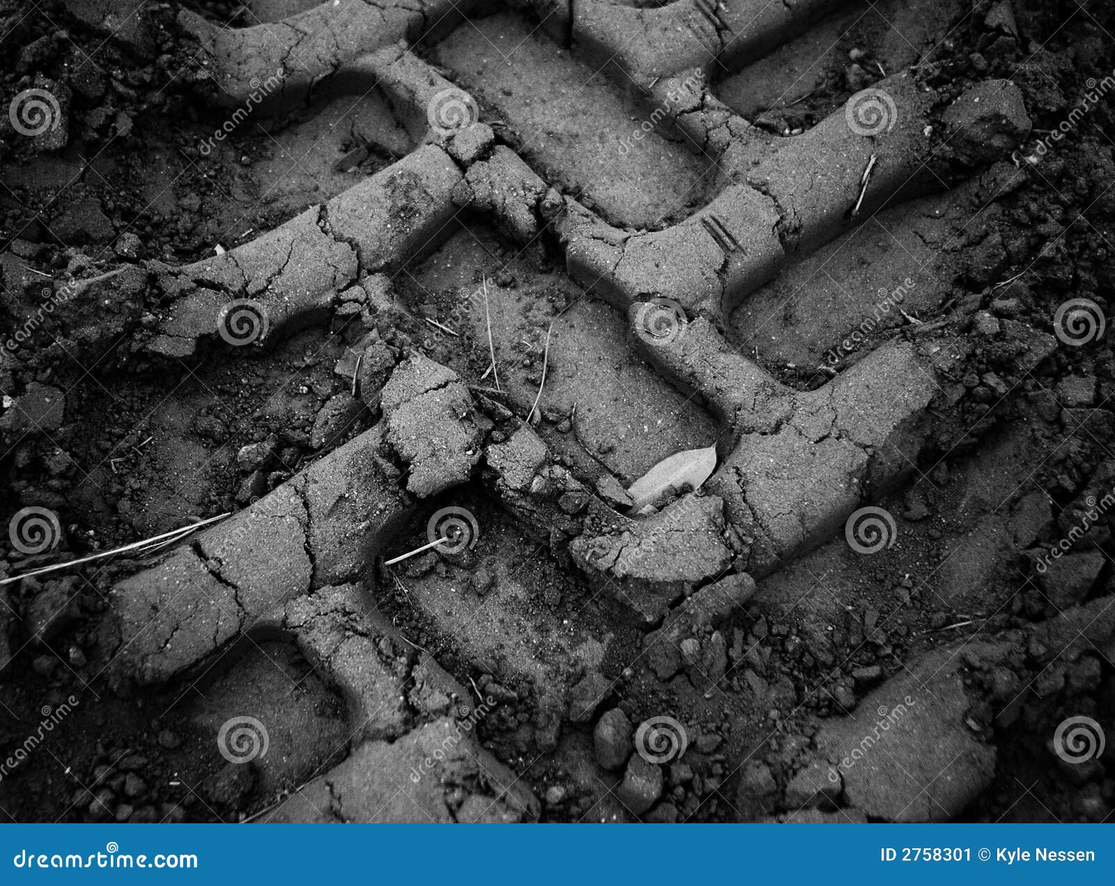 Mud Tracks stock image. Image of broken, cracked, tire - 2758301