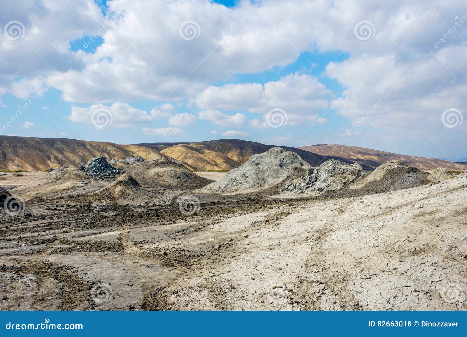 Mud Volcano Crater, Gobustan, Azerbaijan Stock Photo - Image of ...