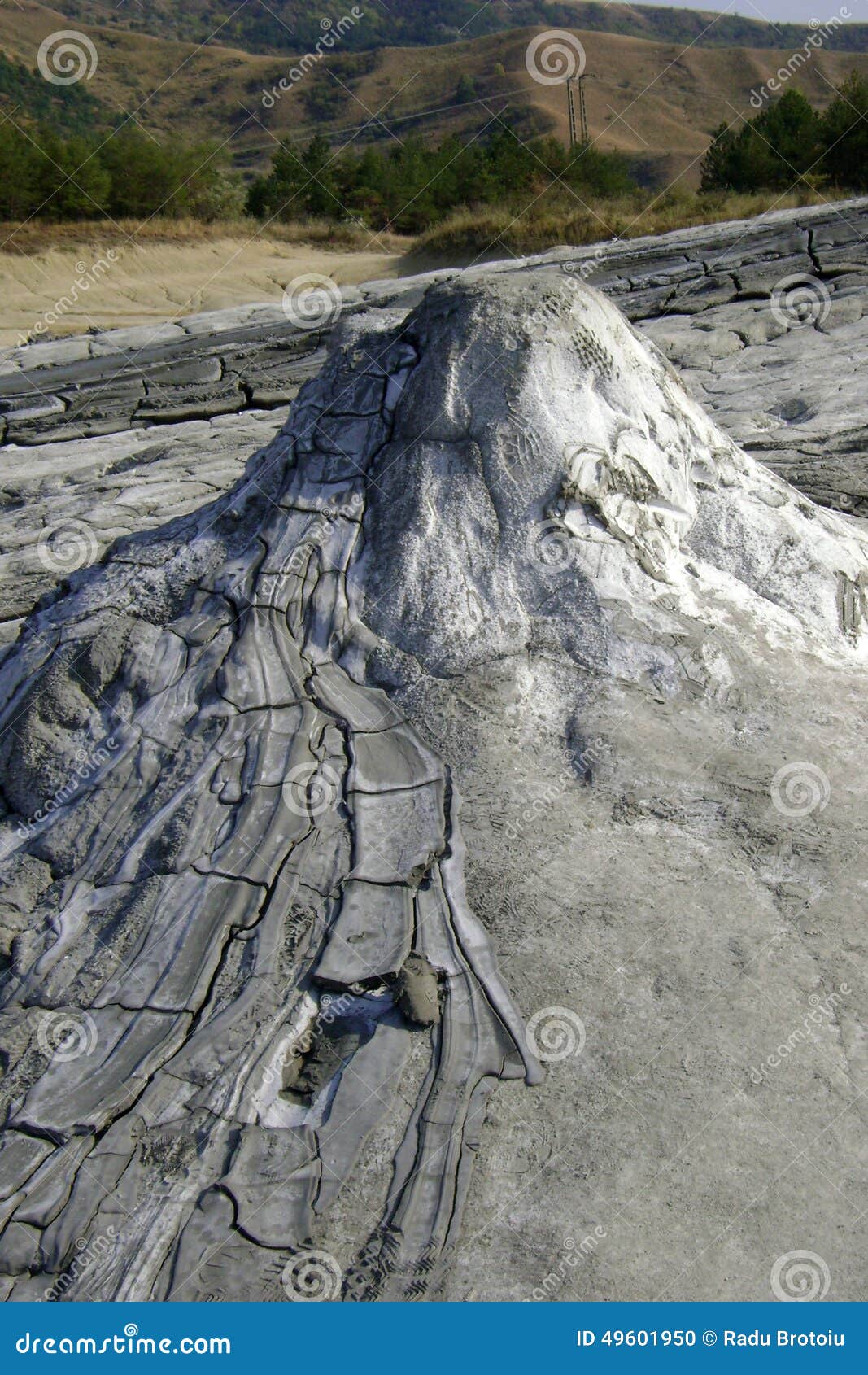 Little Mud Volcano In New Zealand Stock Photography | CartoonDealer.com ...