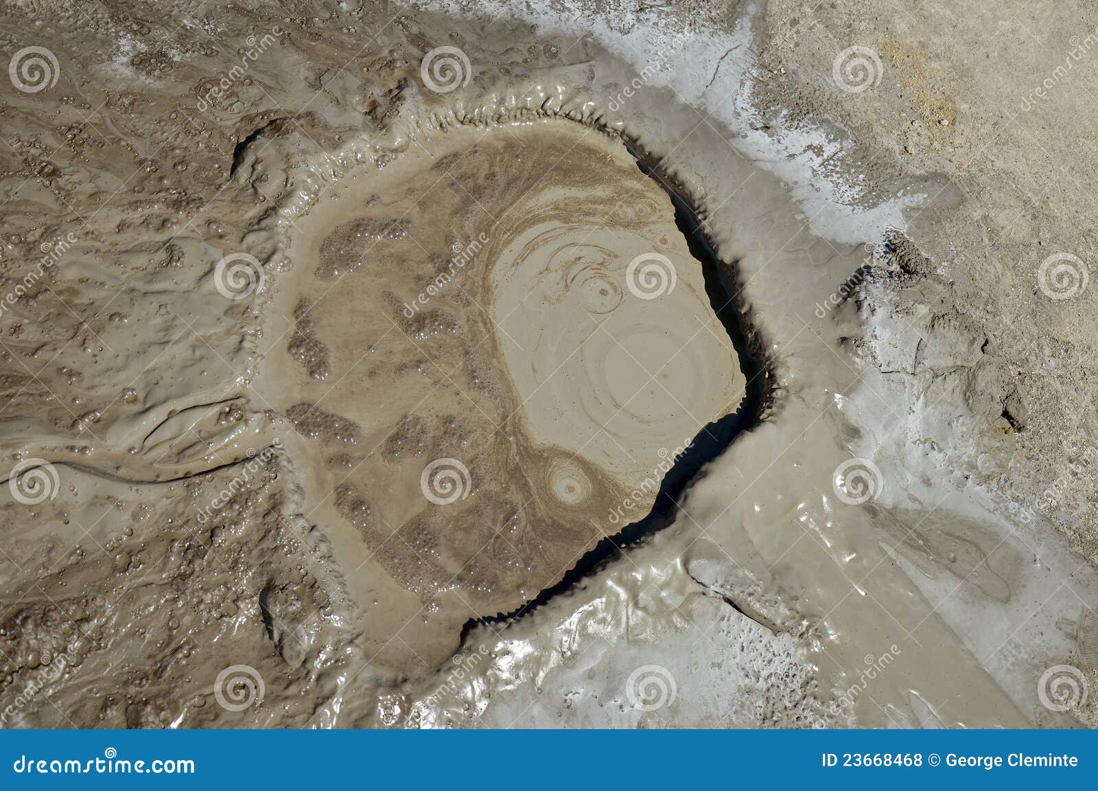 Mud volcano hole stock photo. Image of romania, geological - 23668468