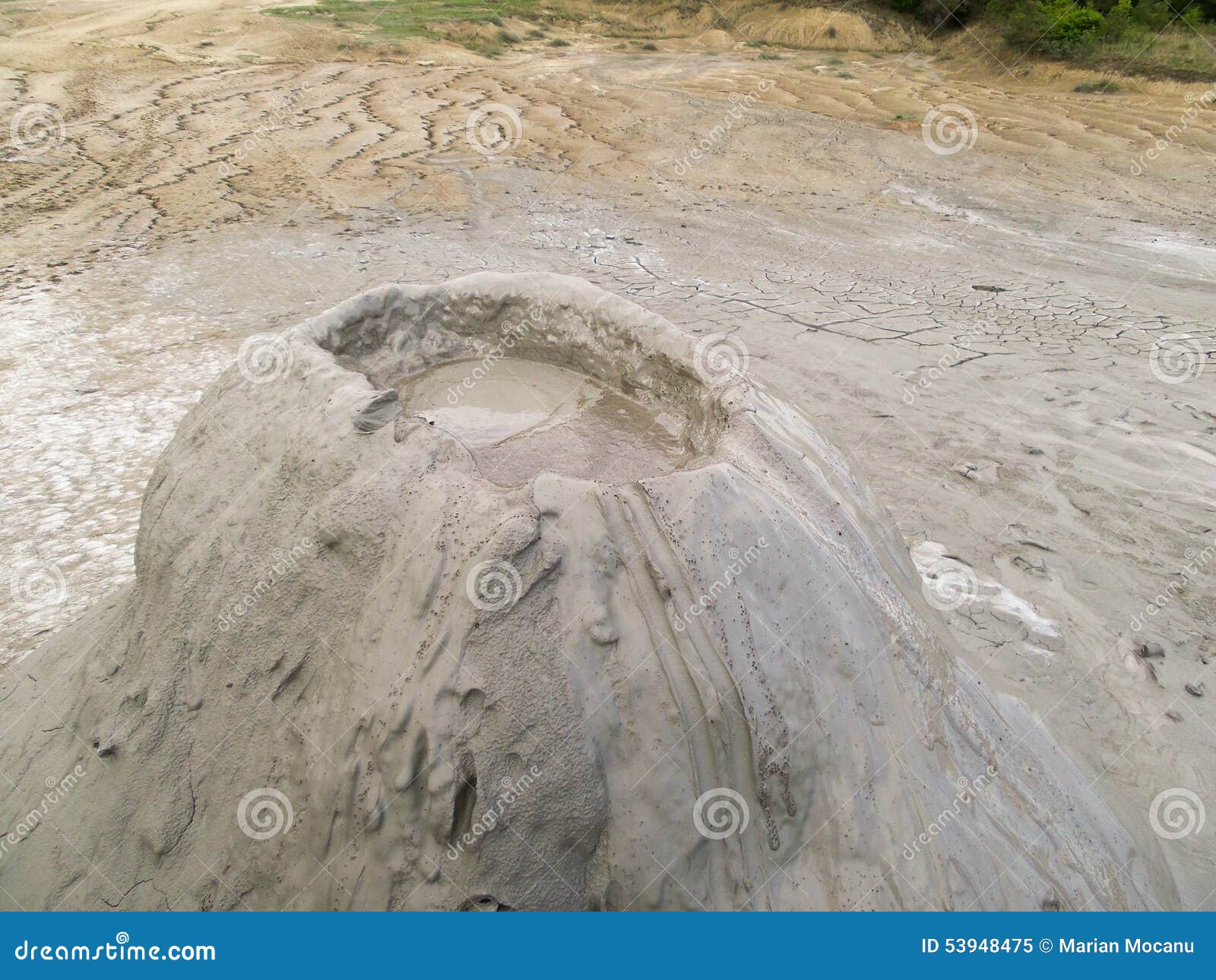 Mud volcano stock image. Image of stinky, moon, geography - 53948475