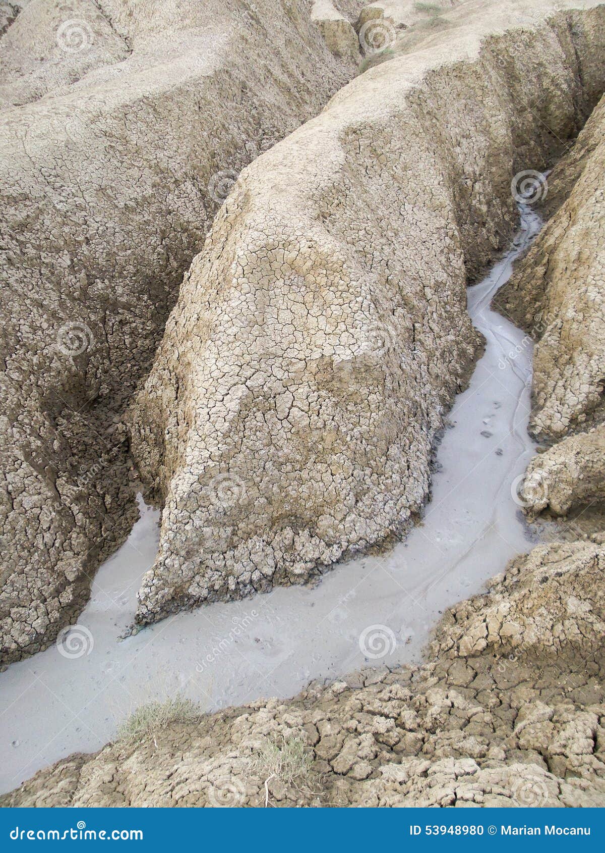 Mud volcano stock photo. Image of geologic, geography - 53948980