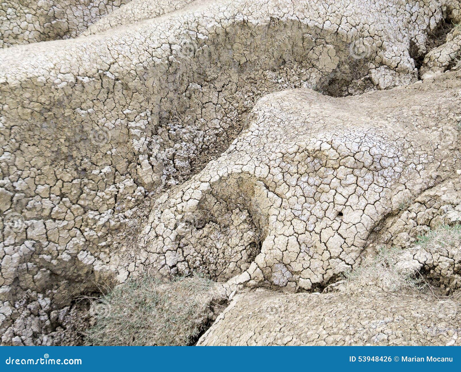 Mud volcano - texture stock photo. Image of break, geography - 53948426