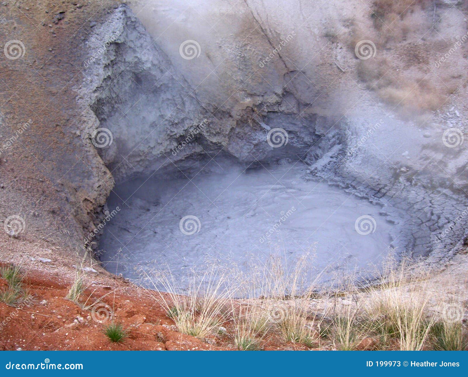 Mud Volcano at Yellowstone stock image. Image of eruption - 199973