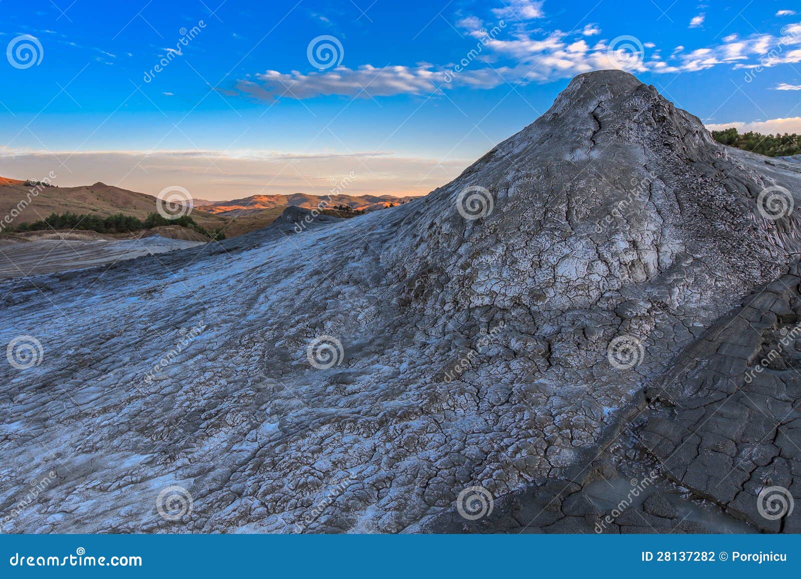 Mud Volcanoes in Buzau, Romania Stock Photo - Image of outdoor ...