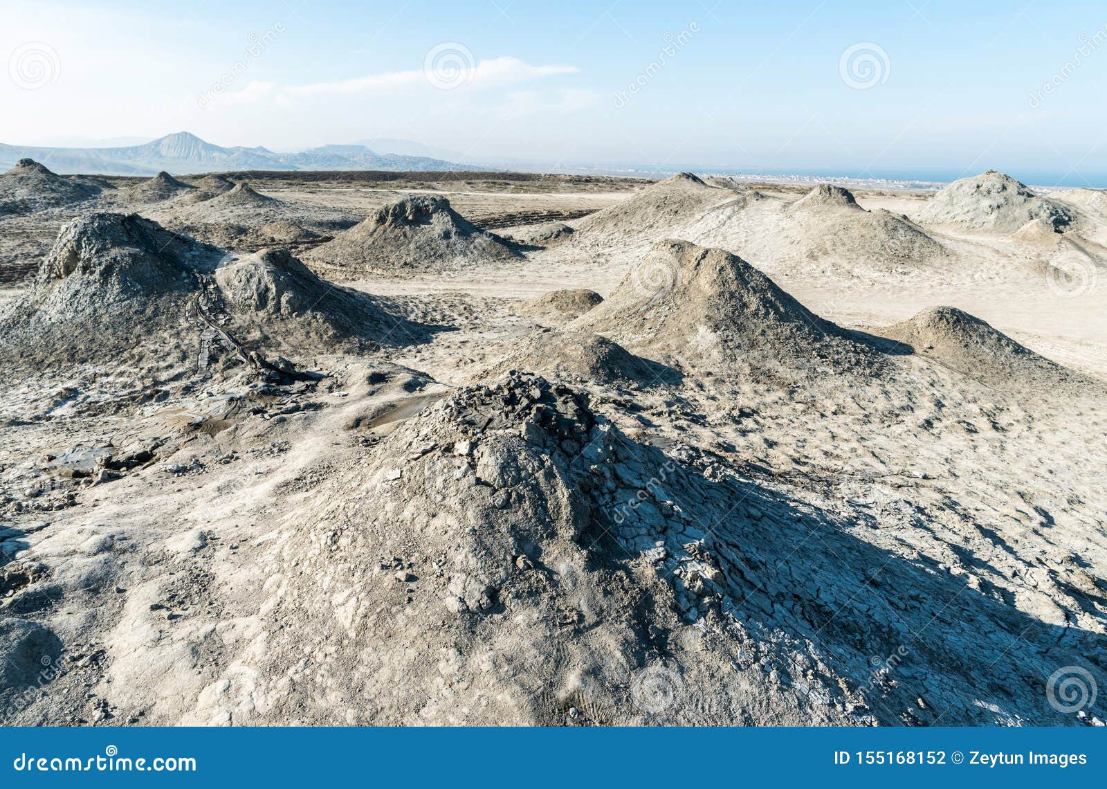 Mud Volcanoes in Gobustan, Azerbaijan Stock Photo - Image of baku ...