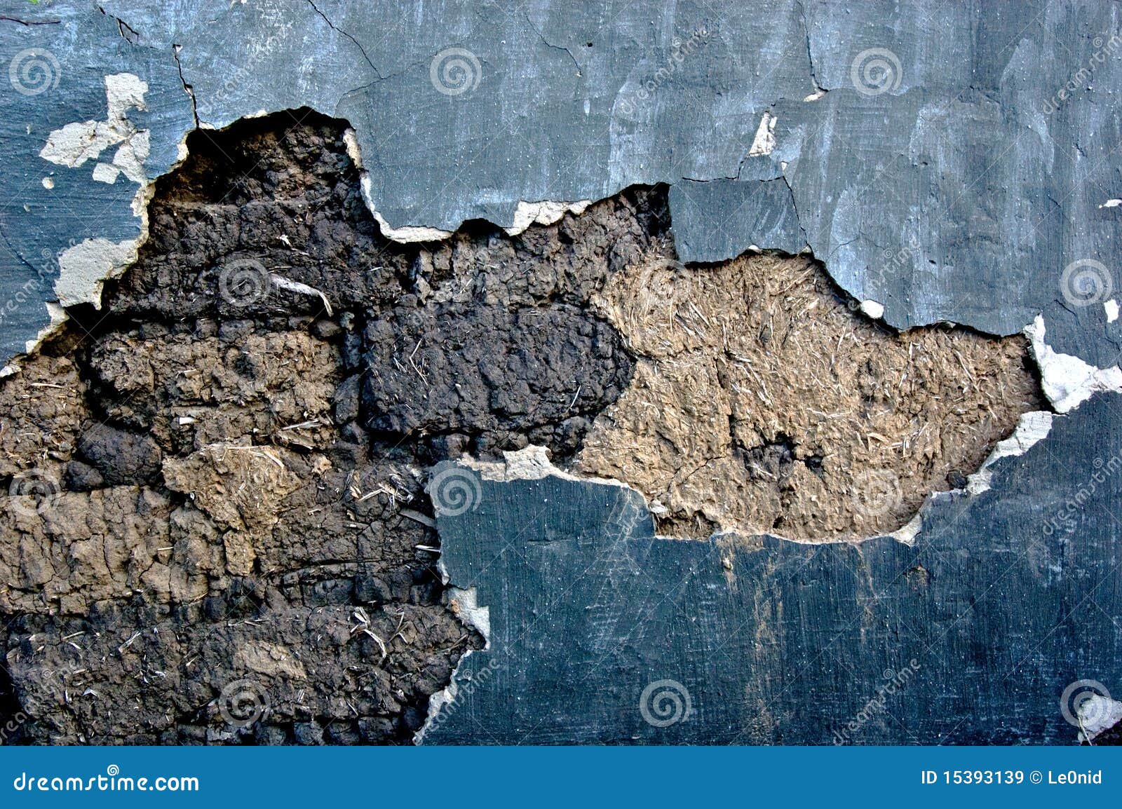 Mud wall stock image. Image of cracked, texture, wall - 15393139