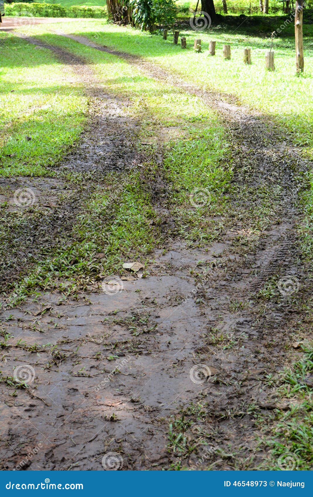 Mud way stock image. Image of action, ground, days, landscape - 46548973