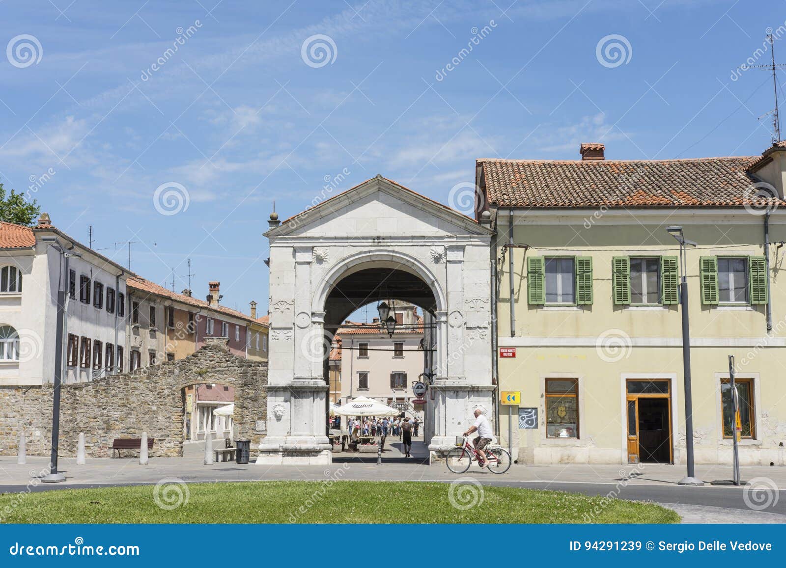 The Muda City Gate in Koper, Slovenia. Editorial Stock Image - Image of ...