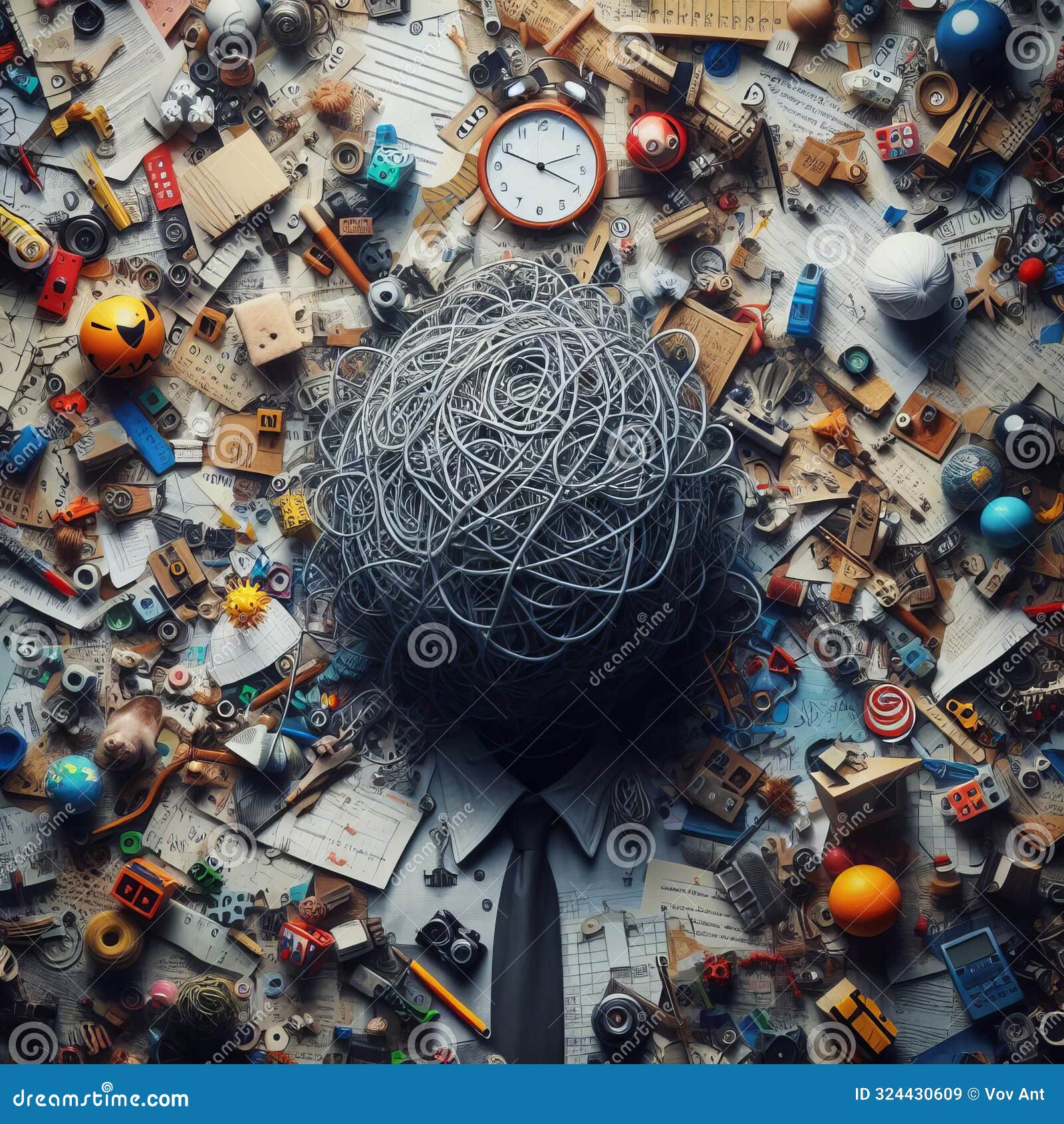 Muddle a State of Confusion or Disorder, Photo V Stock Image - Image of ...