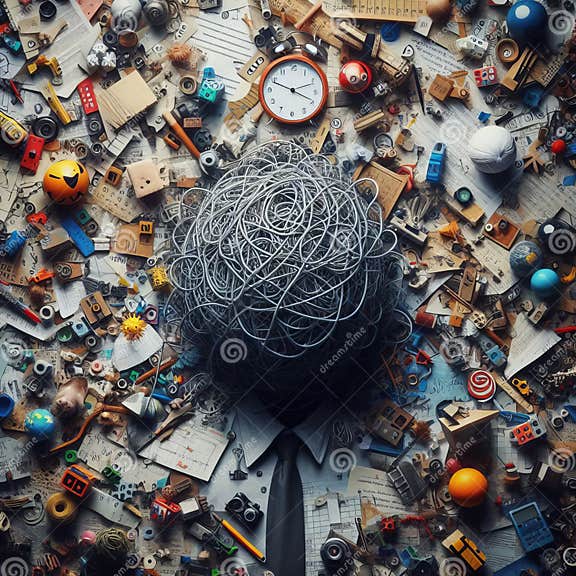 Muddle a State of Confusion or Disorder, Photo V Stock Image - Image of ...