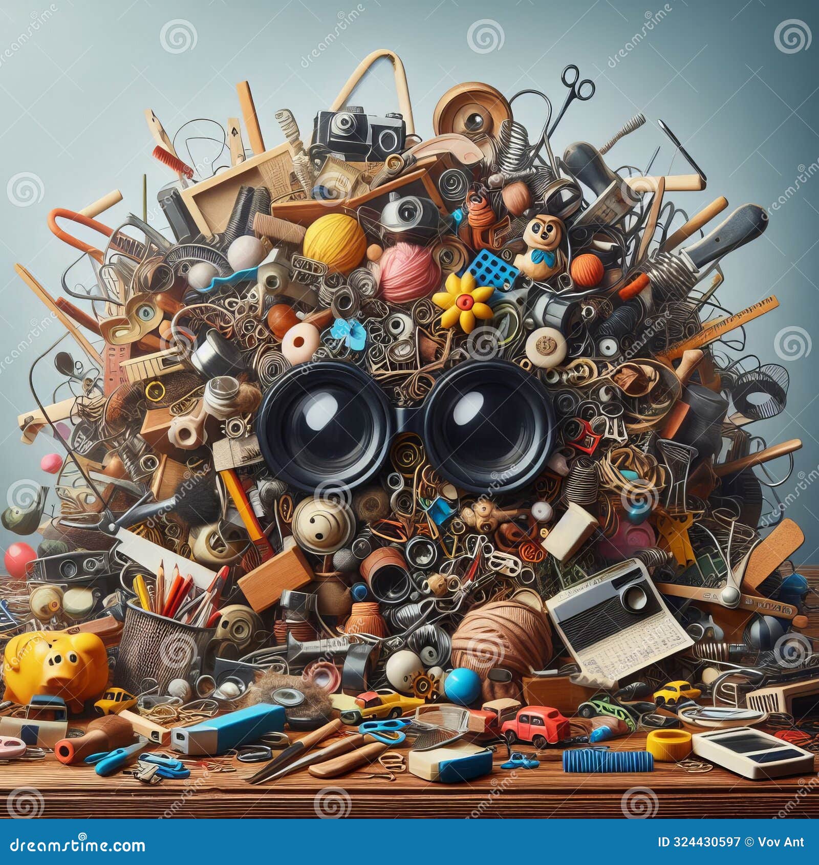 Muddle a State of Confusion or Disorder, Photo V Stock Image - Image of ...