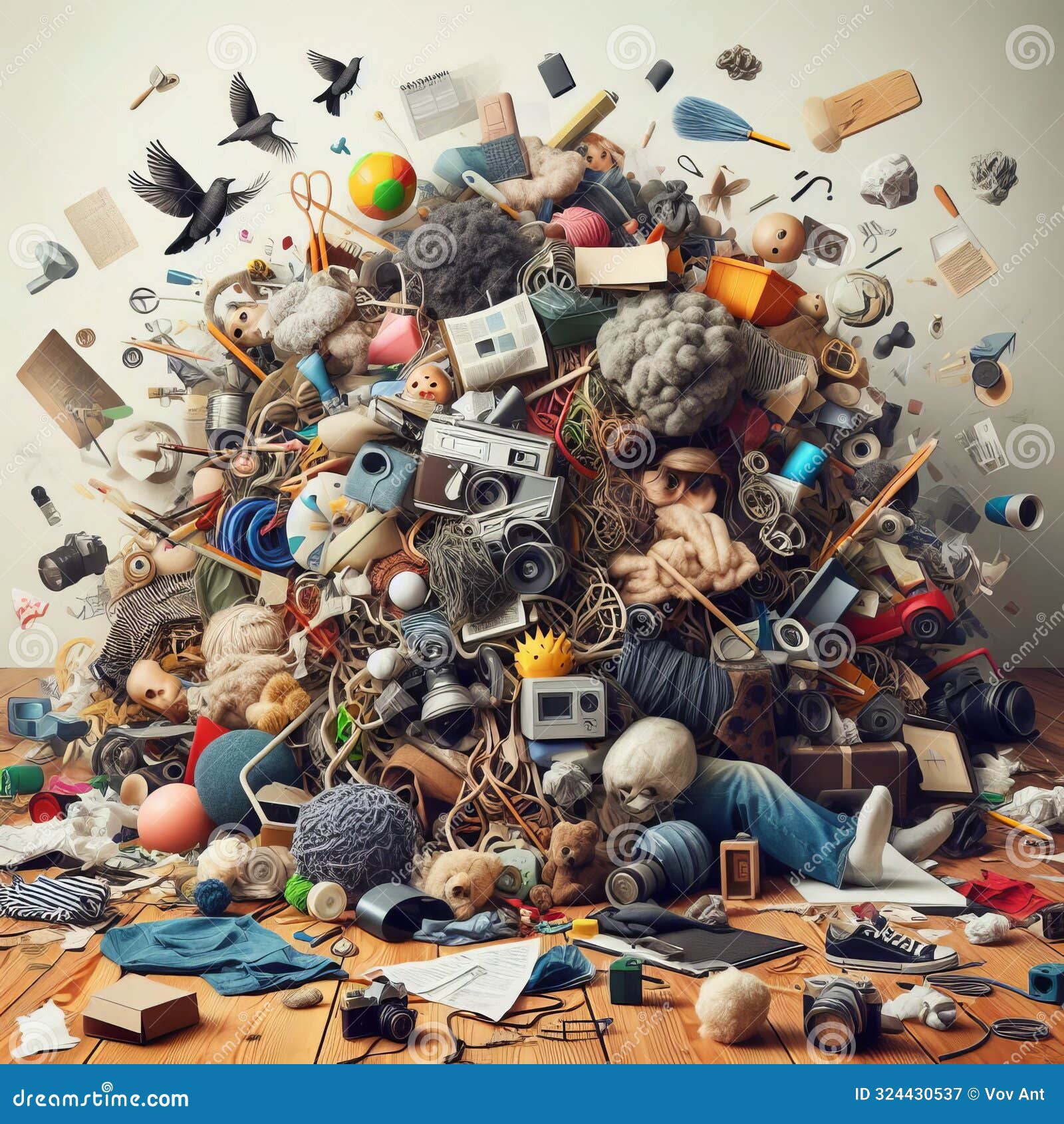 Muddle a State of Confusion or Disorder, Photo V Stock Image - Image of ...