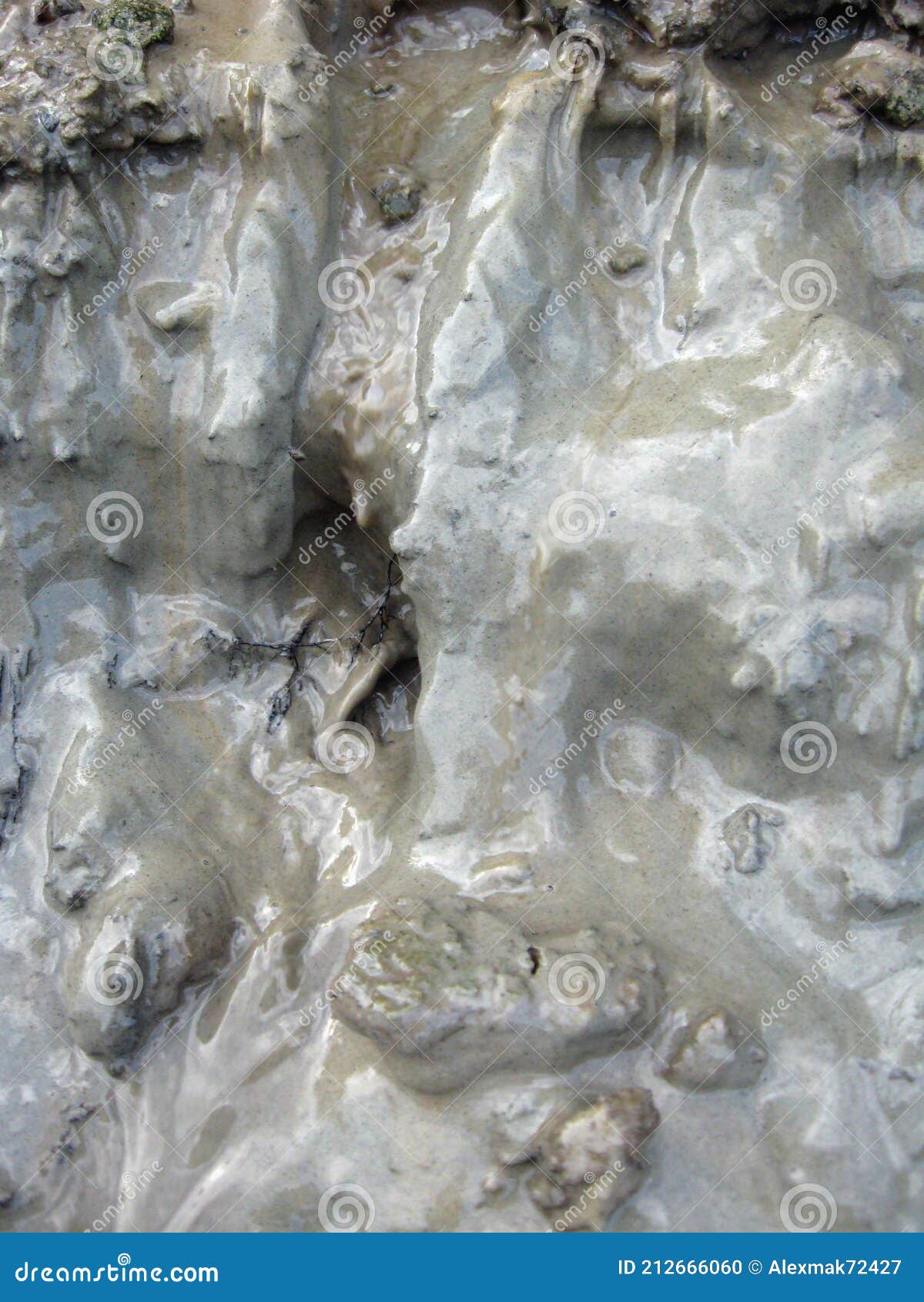 Muddled in Rain. Layers of Mud. Disaster. Dangerous Nature Stock Photo ...