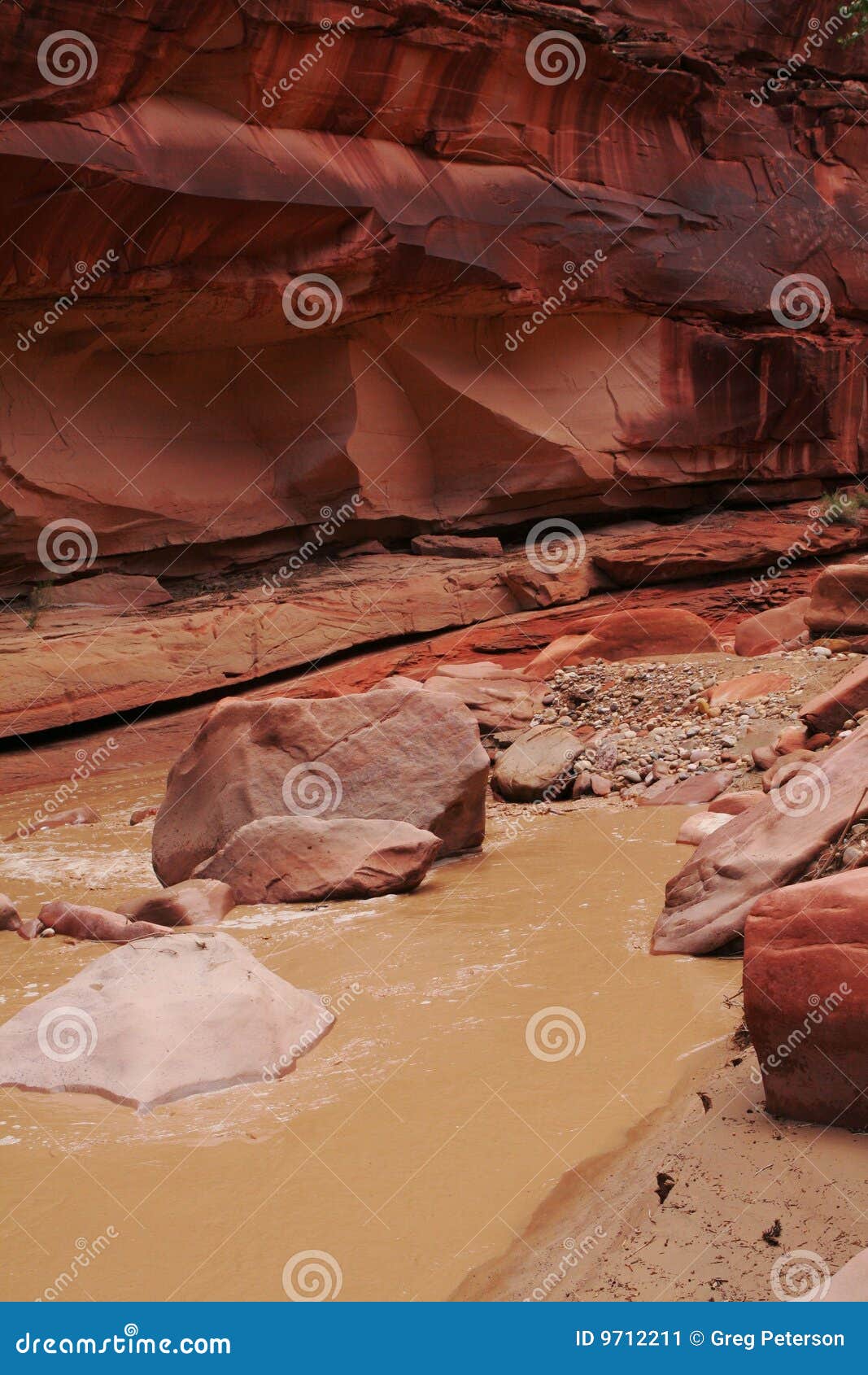 Muddy Sandstone Hills Along The Coastline Of The Lake Mead, Lake Mead ...