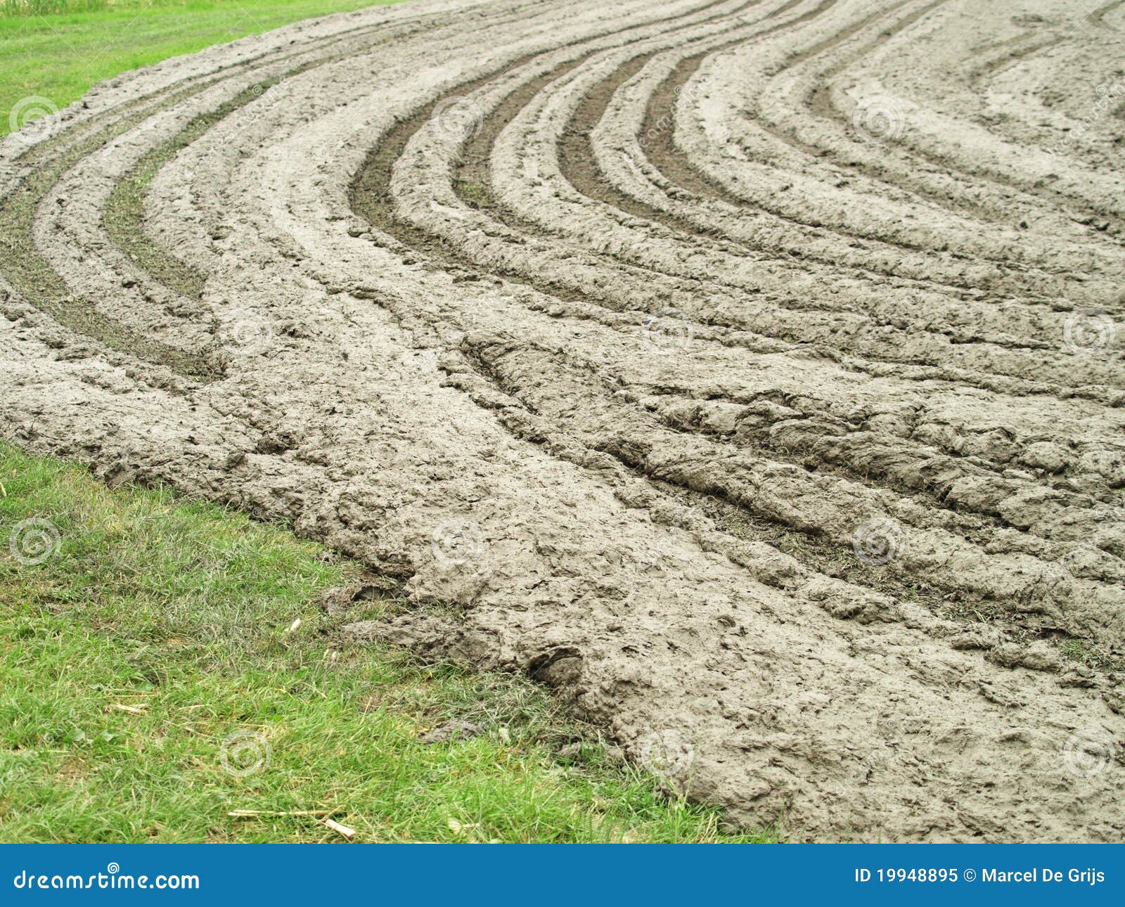 Muddy farm field stock image. Image of background, grain - 19948895