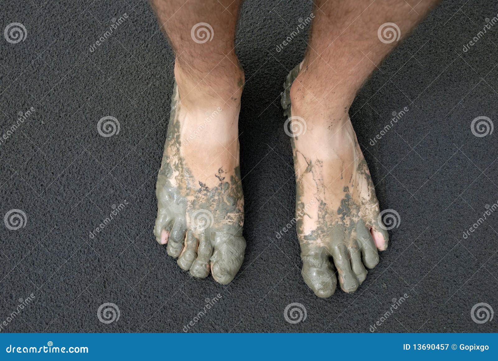 Muddy Feet Royalty Free Stock Photography - Image: 13690457