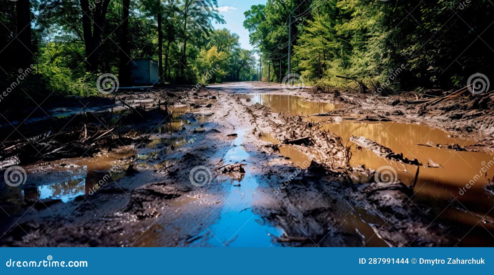 Muddy Floodwaters Following Heavy Rainfall and Inadequate Flood ... Muddy Floodwaters Following Heavy Rainfall and Inadequate Flood ...
