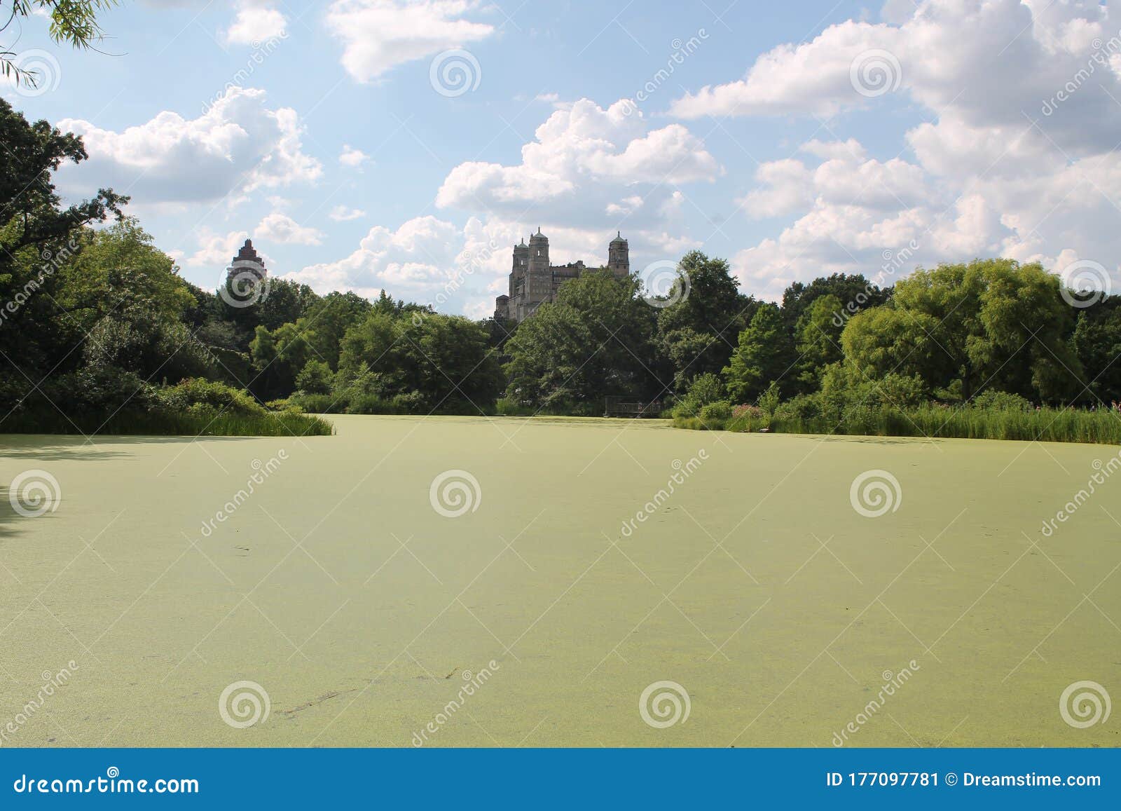 Muddy Lake in Front of an Irish Castle Stock Image - Image of coast ...