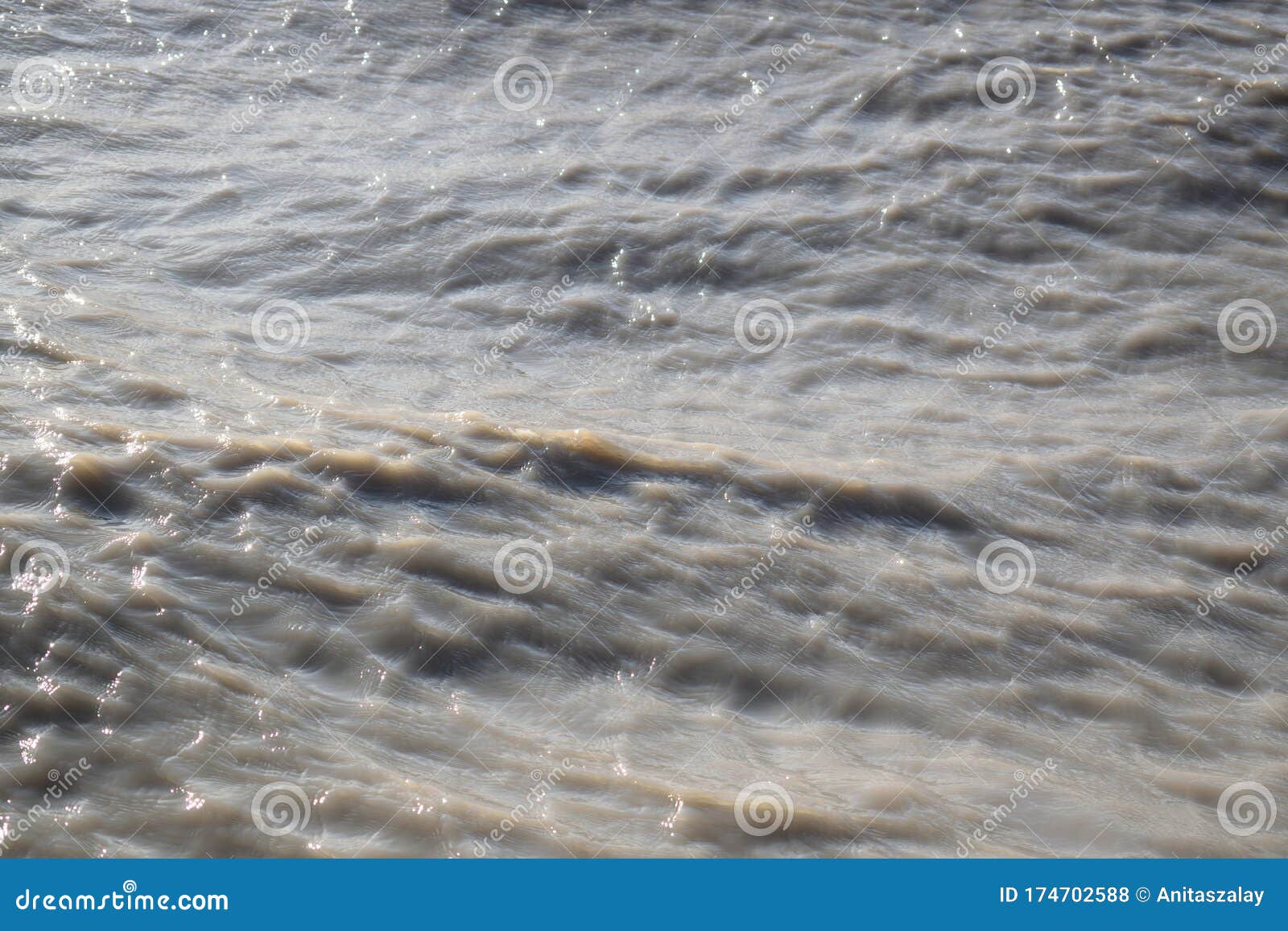 Muddy lake Water stock photo. Image of liquid, nature - 174702588