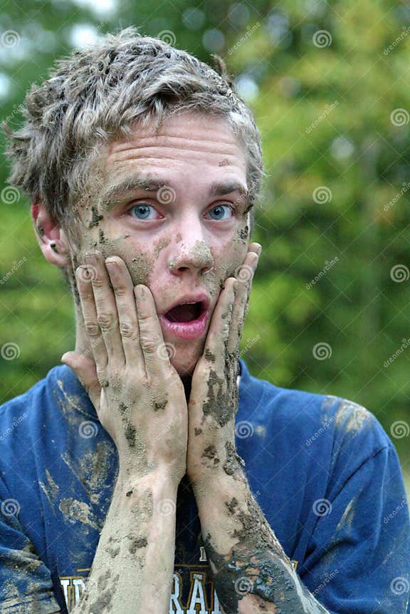 Muddy Man stock image. Image of green, hair, lips, eyes - 22879853