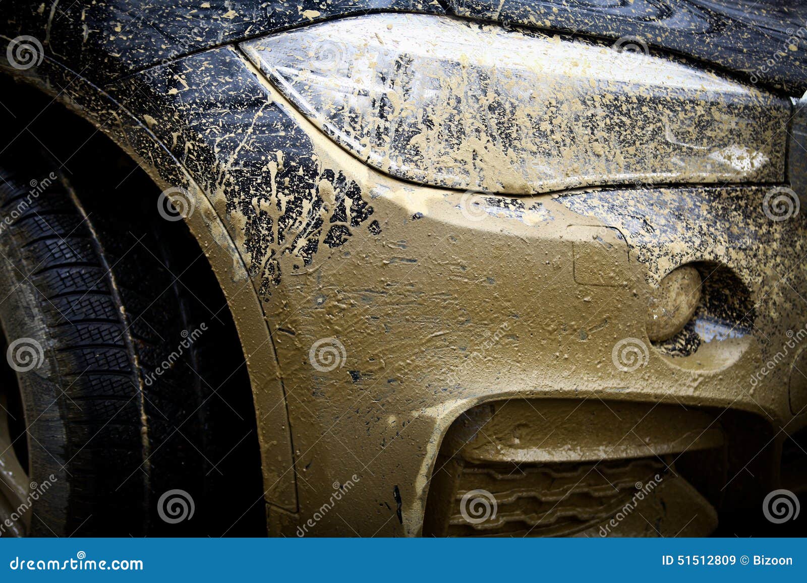 Muddy off-road stock image. Image of dirty, muddy, brown - 51512809