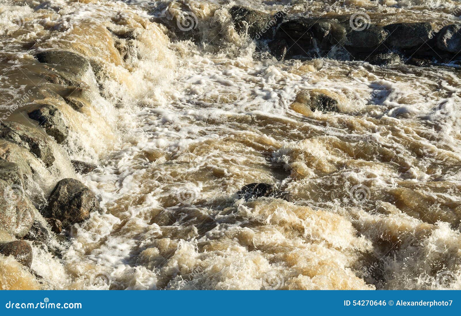 Rapid Flowing River Water Stock Image | CartoonDealer.com #13274851