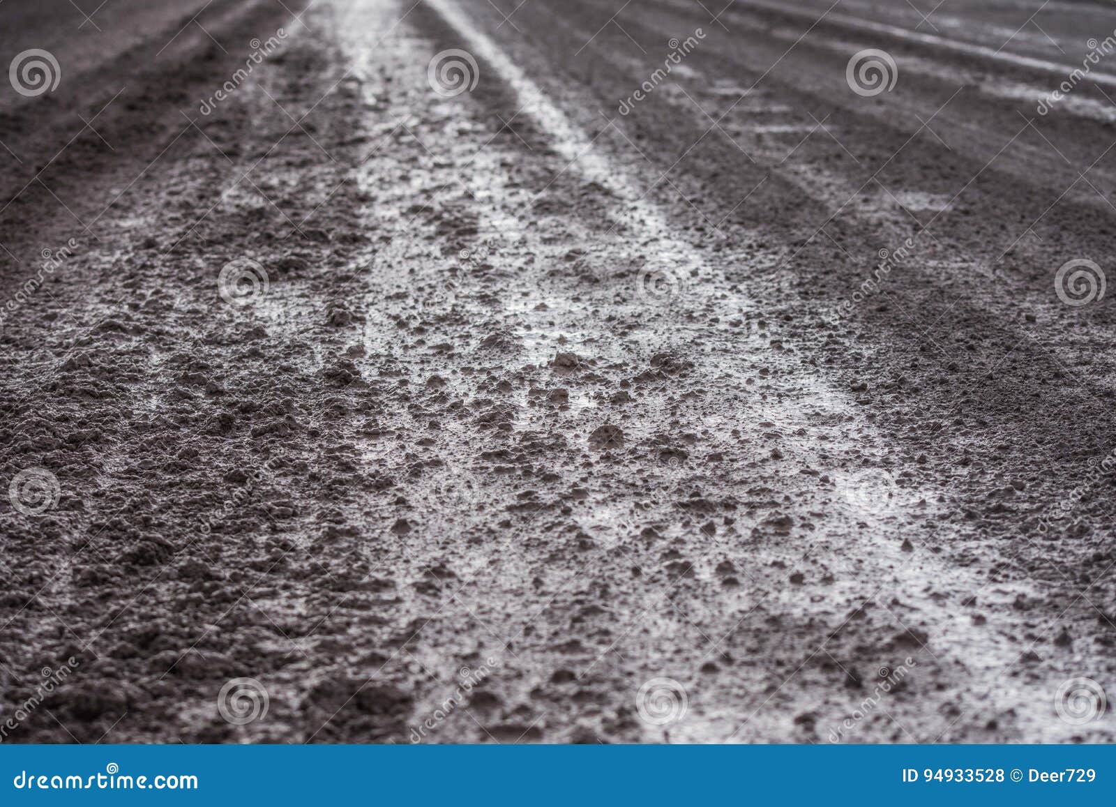 Muddy Road View stock photo. Image of rural, road, direction - 94933528