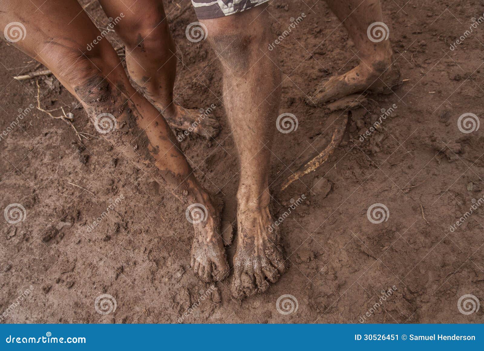 Muddy Toes stock image. Image of friends, pairs, hawaii - 30526451