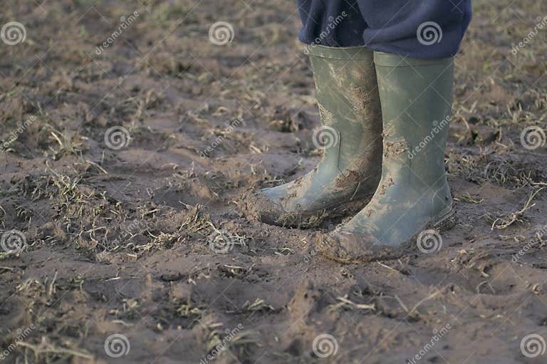 Muddy Wellies stock photo. Image of grunge, nature, winter - 1919784