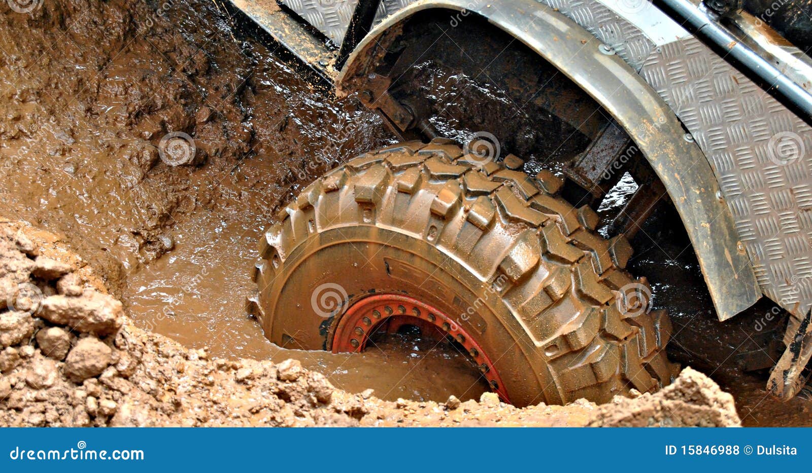 Muddy Wheel stock photo. Image of action, competition - 15846988