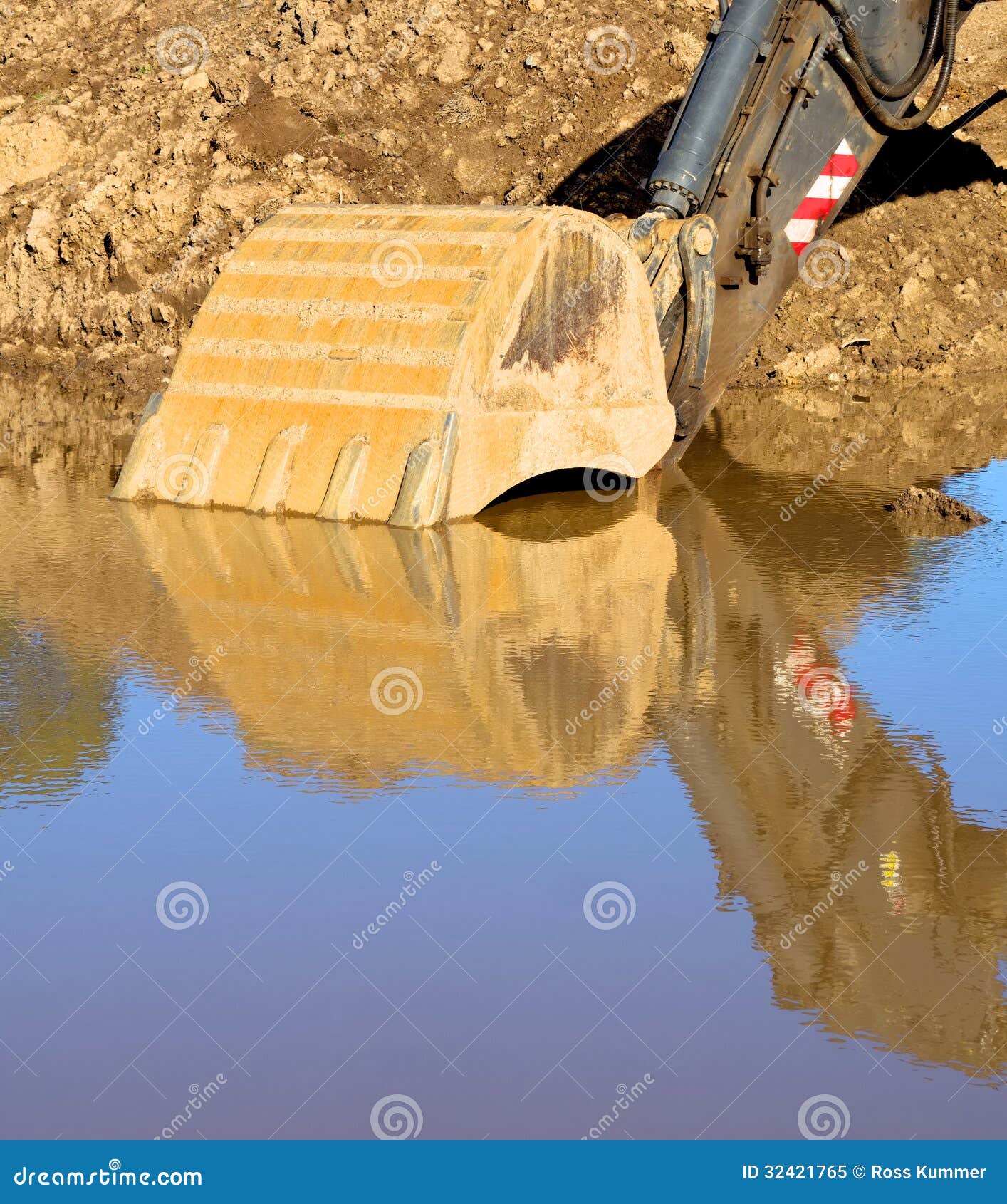 Muddy work stock image. Image of earthmoving, equipment - 32421765