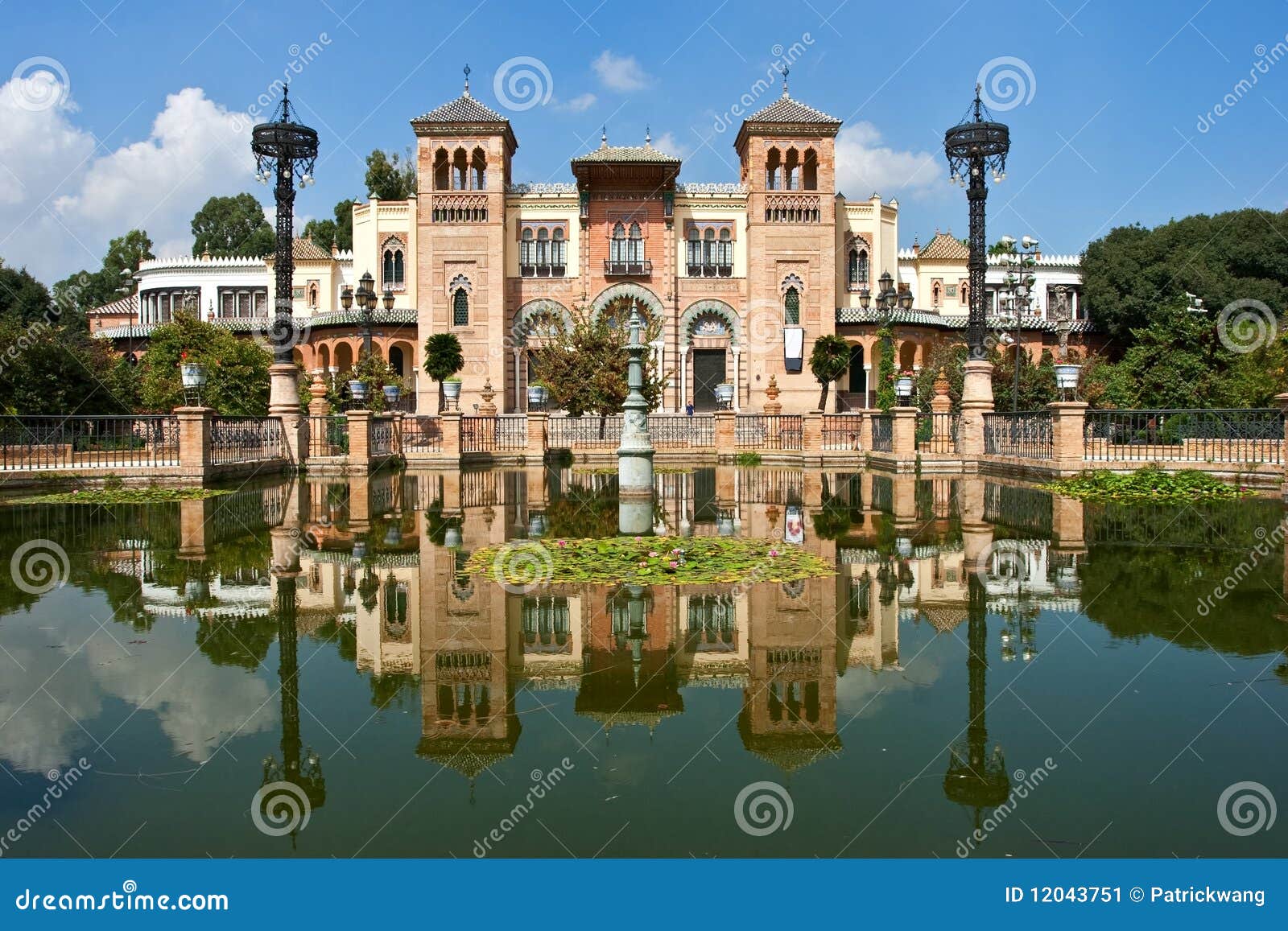 Mudejar Pavilion in Seville Spain Stock Image - Image of historical ...