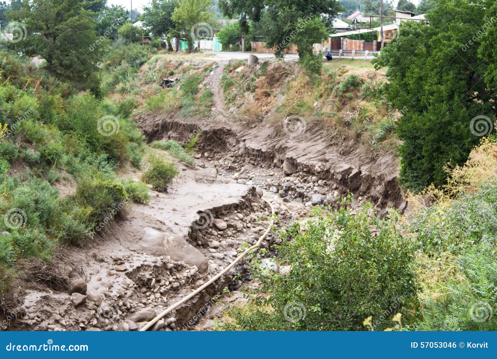 Mudflow stock photo. Image of danger, alberta, nature - 57053046